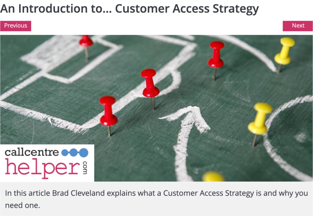 An Introduction to Customer Access Strategy | Brad ClevelandBrad Cleveland